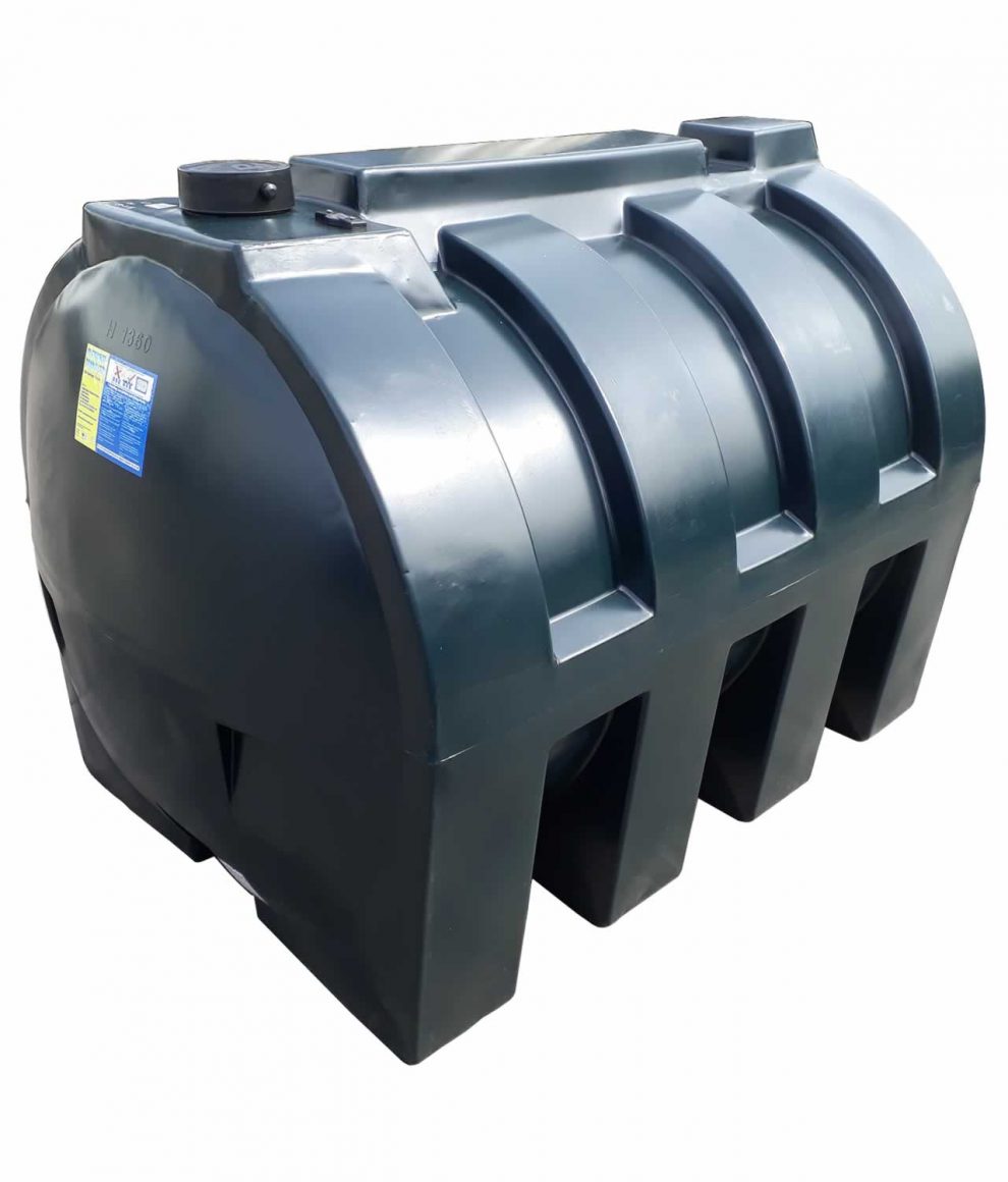 1360 Litre Horizontal Single Skin Heating Oil Tank