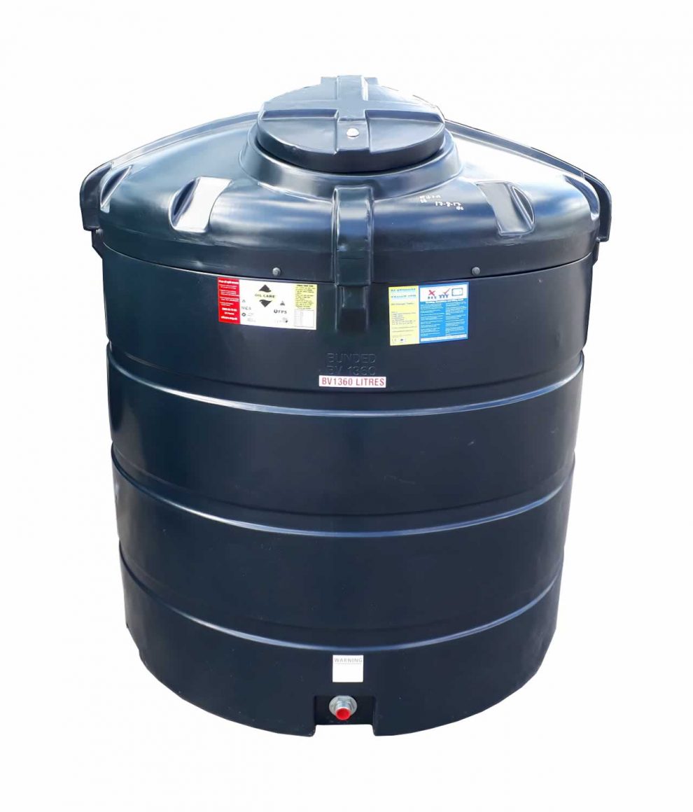 1250L Bunded Heating Oil Tank | Quicktanks